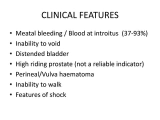 Management of urethral injury | PPTX