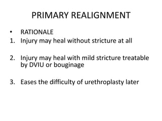 Management of urethral injury | PPTX