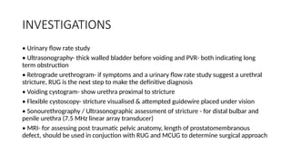 Presentation on Management of Urethral Strictures.pptx