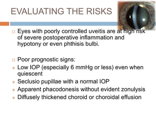 Management of Uveitic Cataract | PPTX