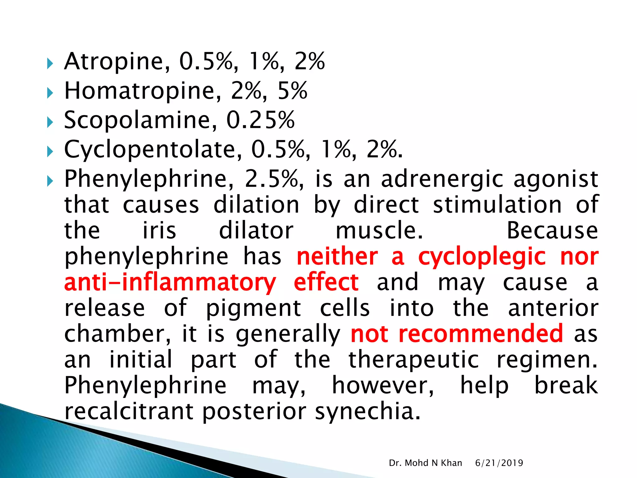 Management of uveitis | PPTX