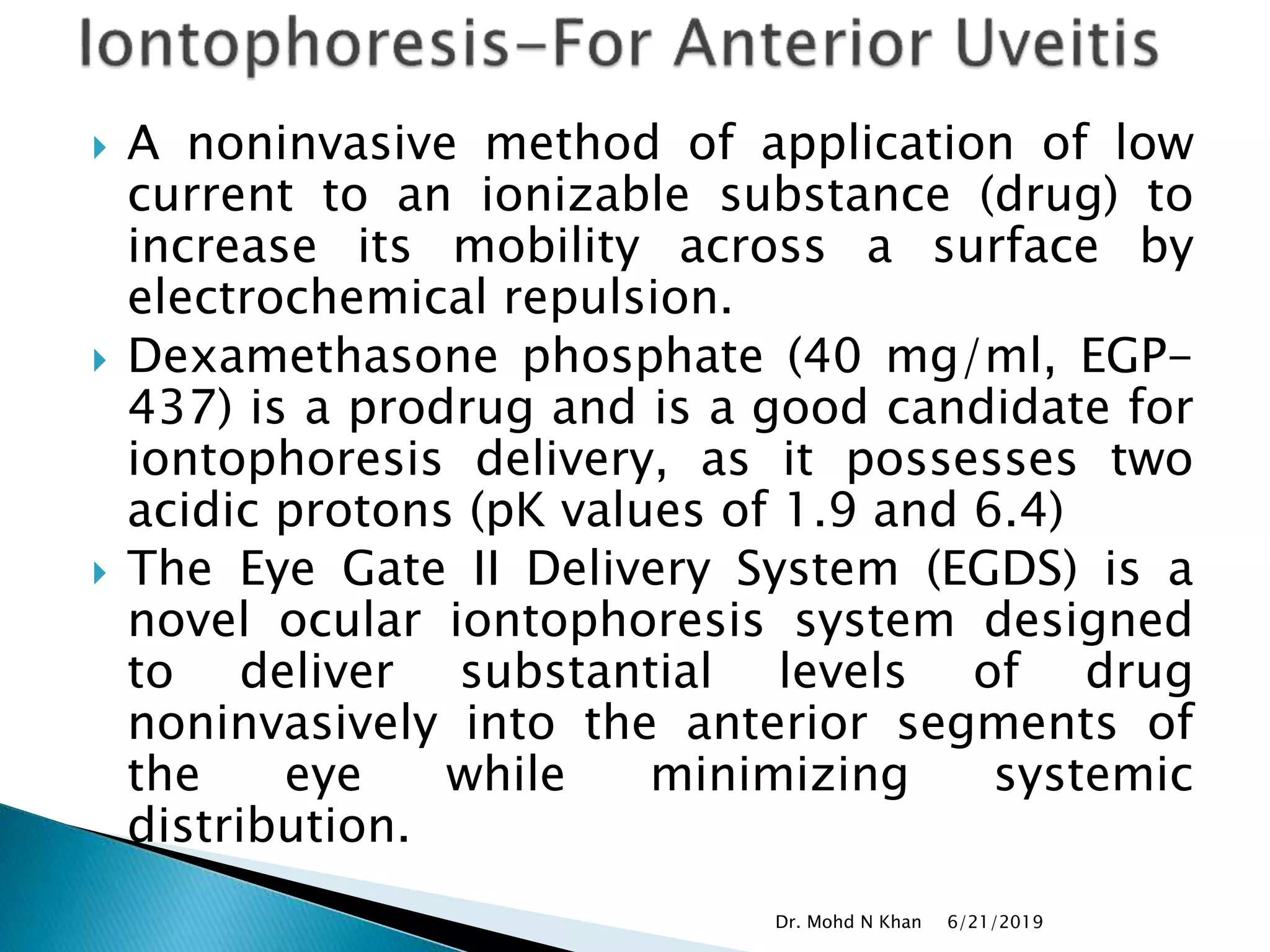 Management of uveitis | PPTX