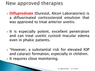 Management of uveitis | PPTX