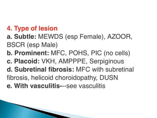 Management of uveitis | PPTX