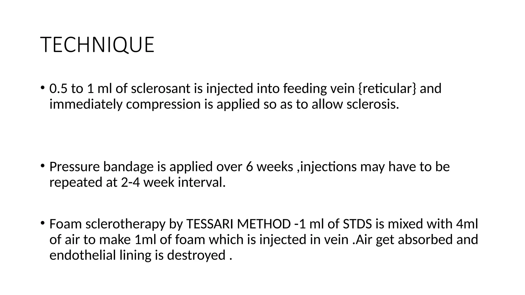 Management of varicose vein presentation | PPTX