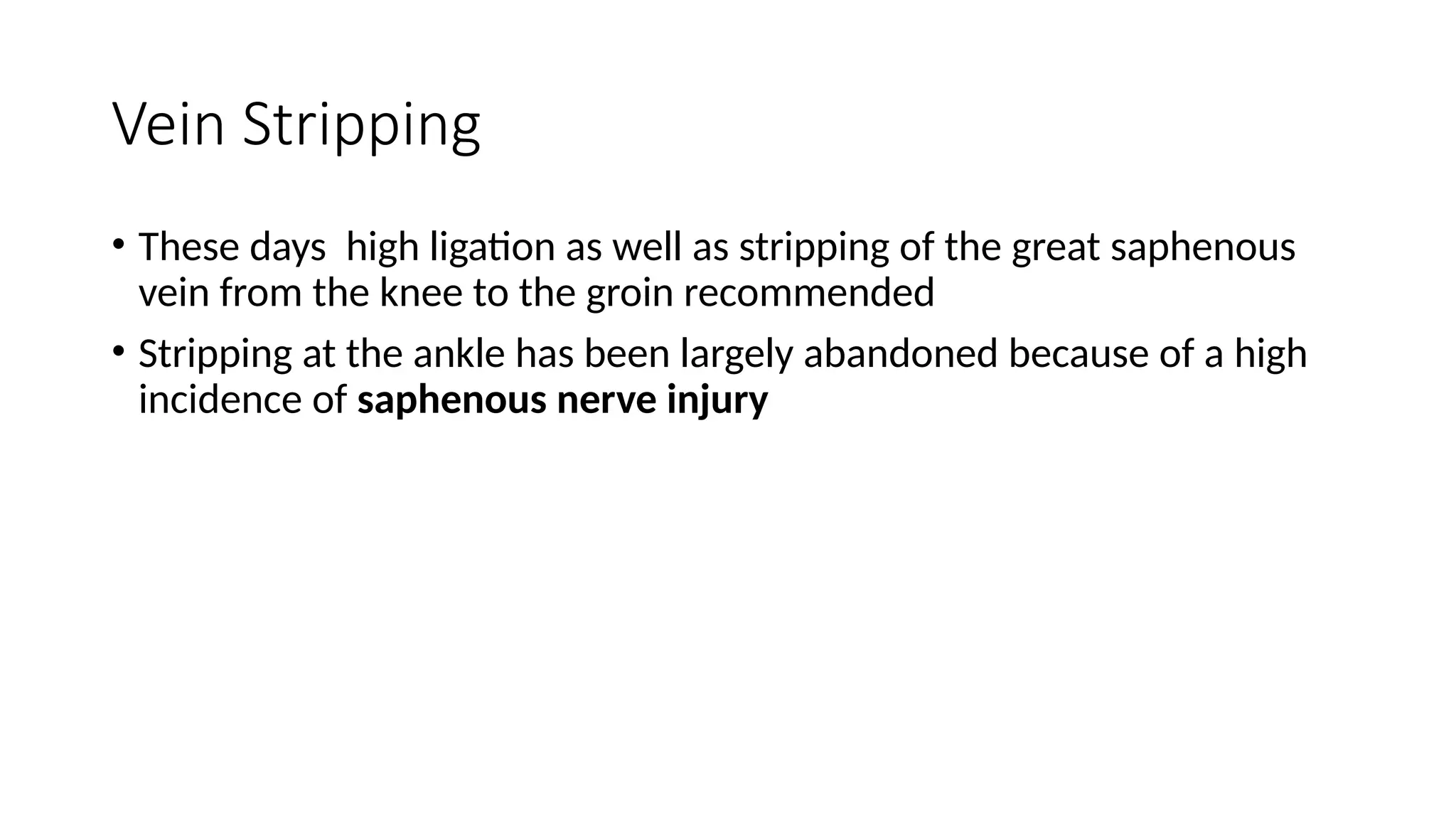 Management of varicose vein presentation | PPTX