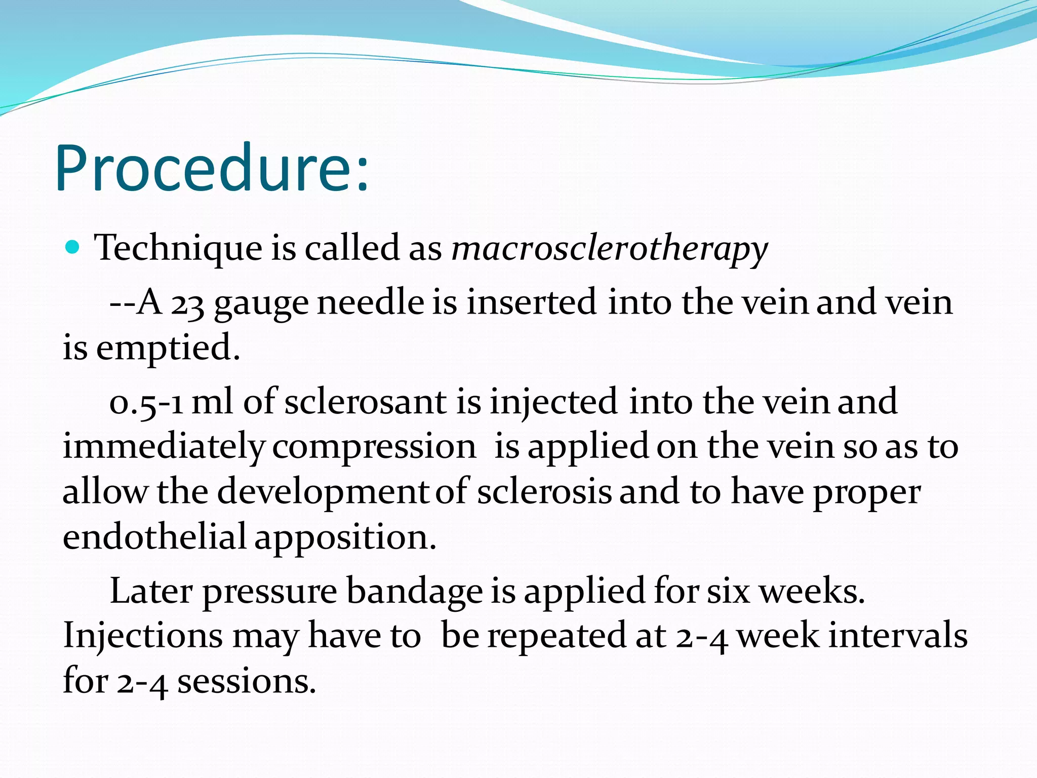 Management of varicose veins | PDF
