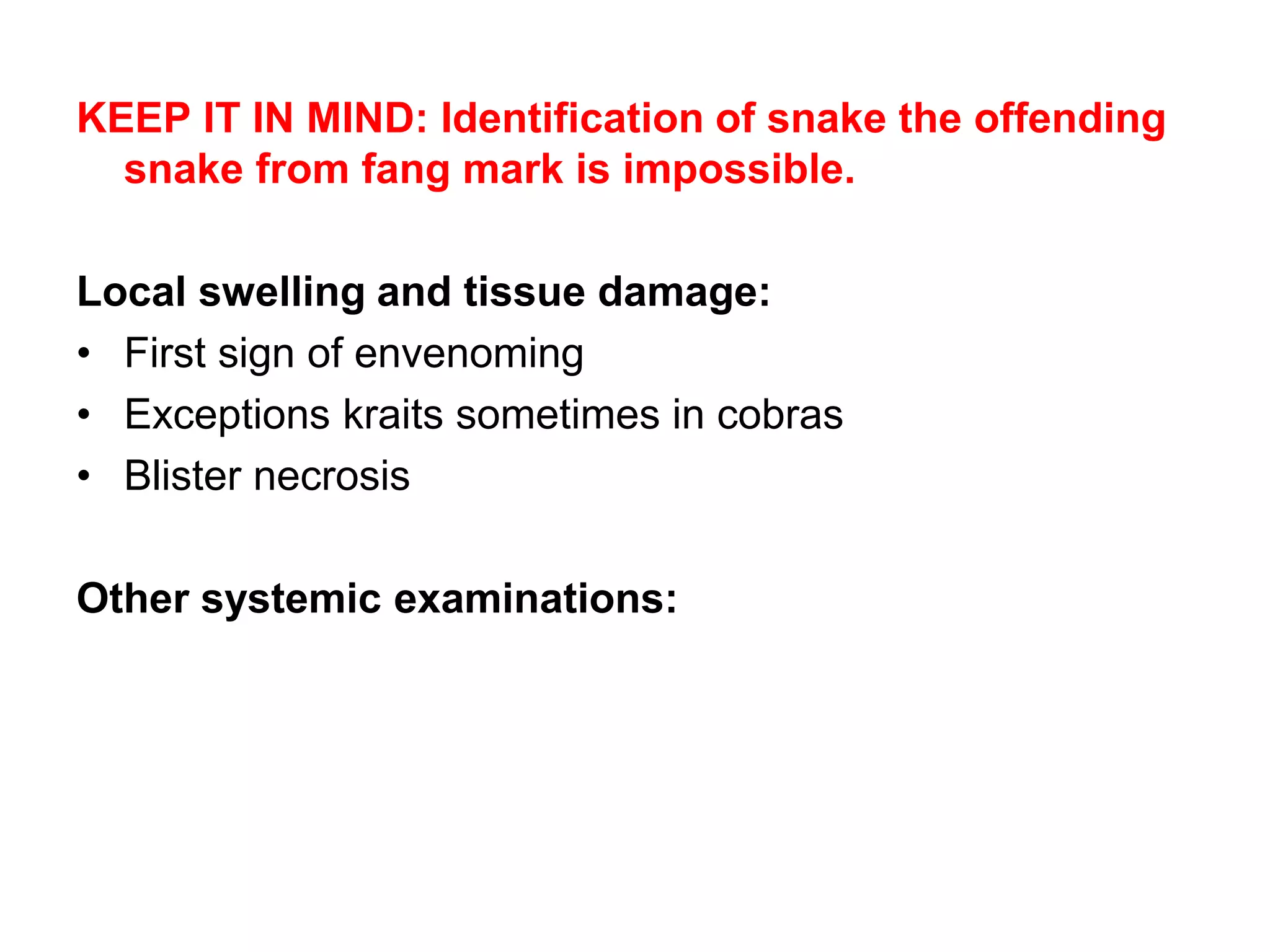 Management of venomous snake bite in Bangladesh | PPTX