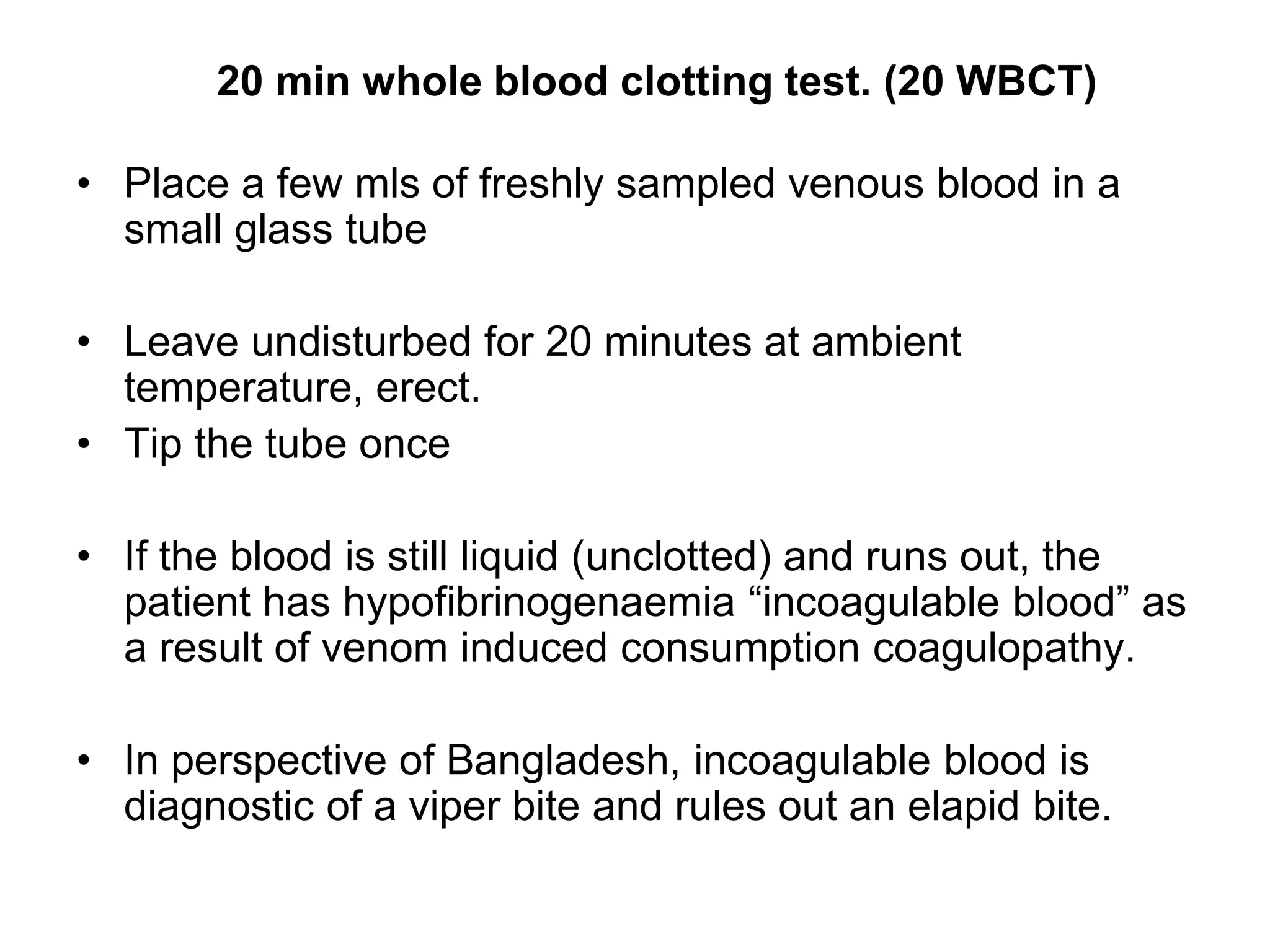 Management of venomous snake bite in Bangladesh | PPTX