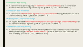 Management of venous ulcer | PPTX