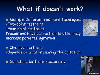 Management Of Violent Patient | PDF