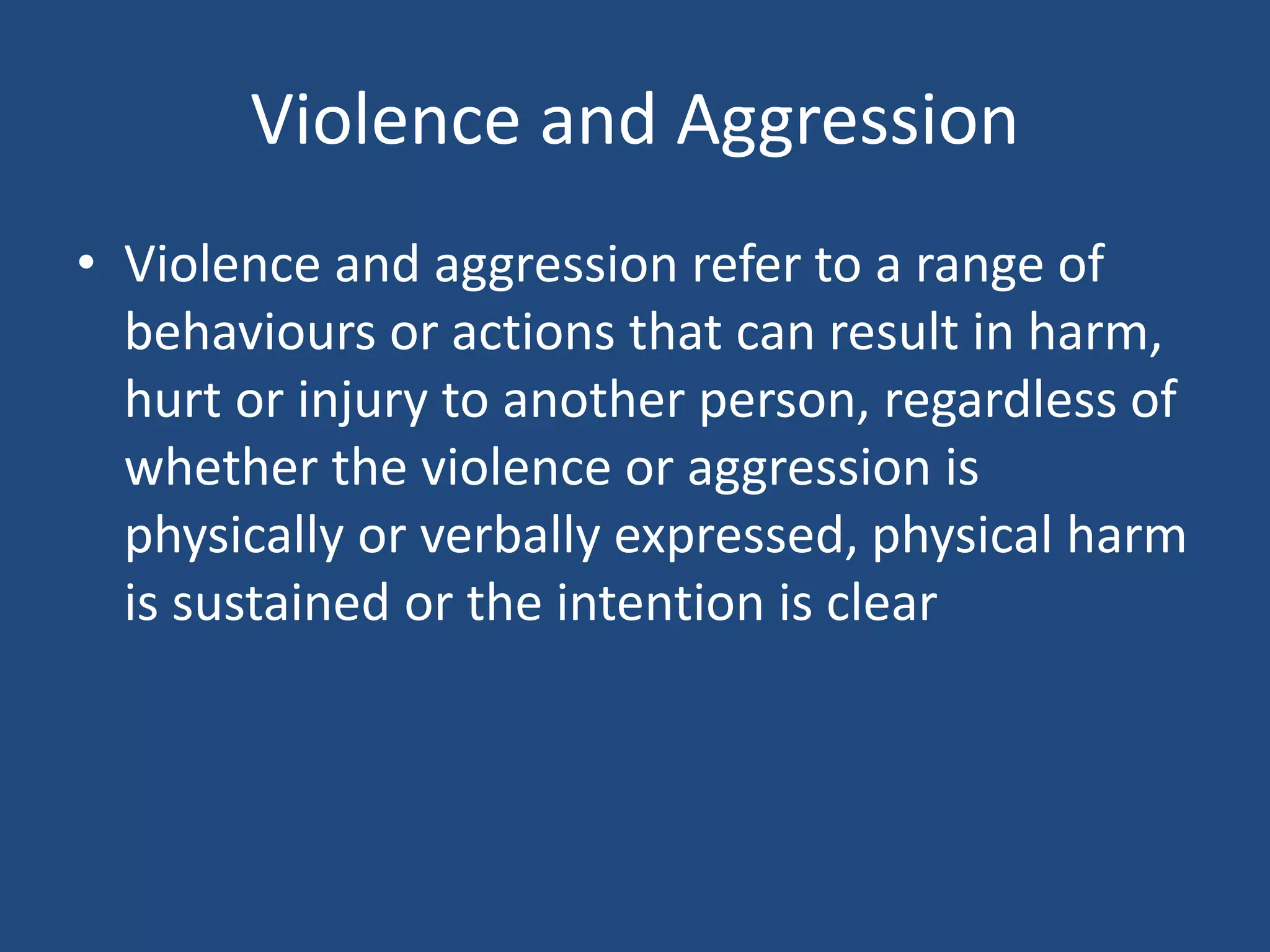 Management of violent patient in emergency | PPTX