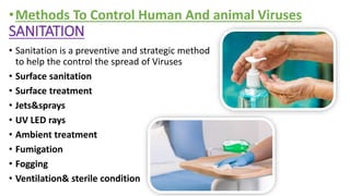Control and Management of Viruses | PPTX