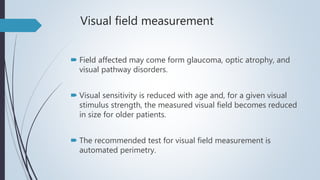 Management of visual problems of Aging by Ashith Tripathi | PPTX
