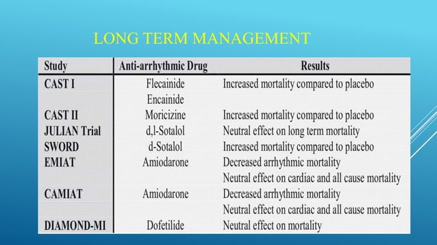 Management of VENTRICULAR TACHYCARDIA (VT) | PPTX | Heart and ...