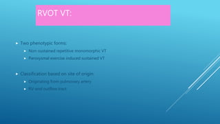Management of VENTRICULAR TACHYCARDIA (VT) | PPTX