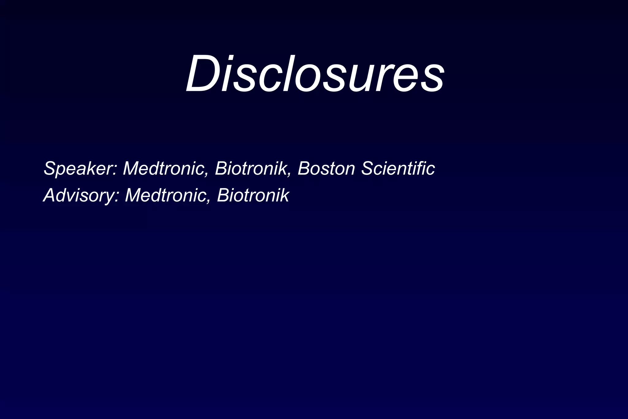 Management of vt vf storm in advanced heart failure | PPT