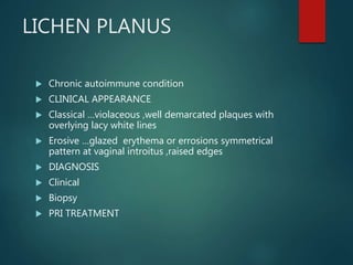 Management of vulval itching caused by benign vulval22 | PPT