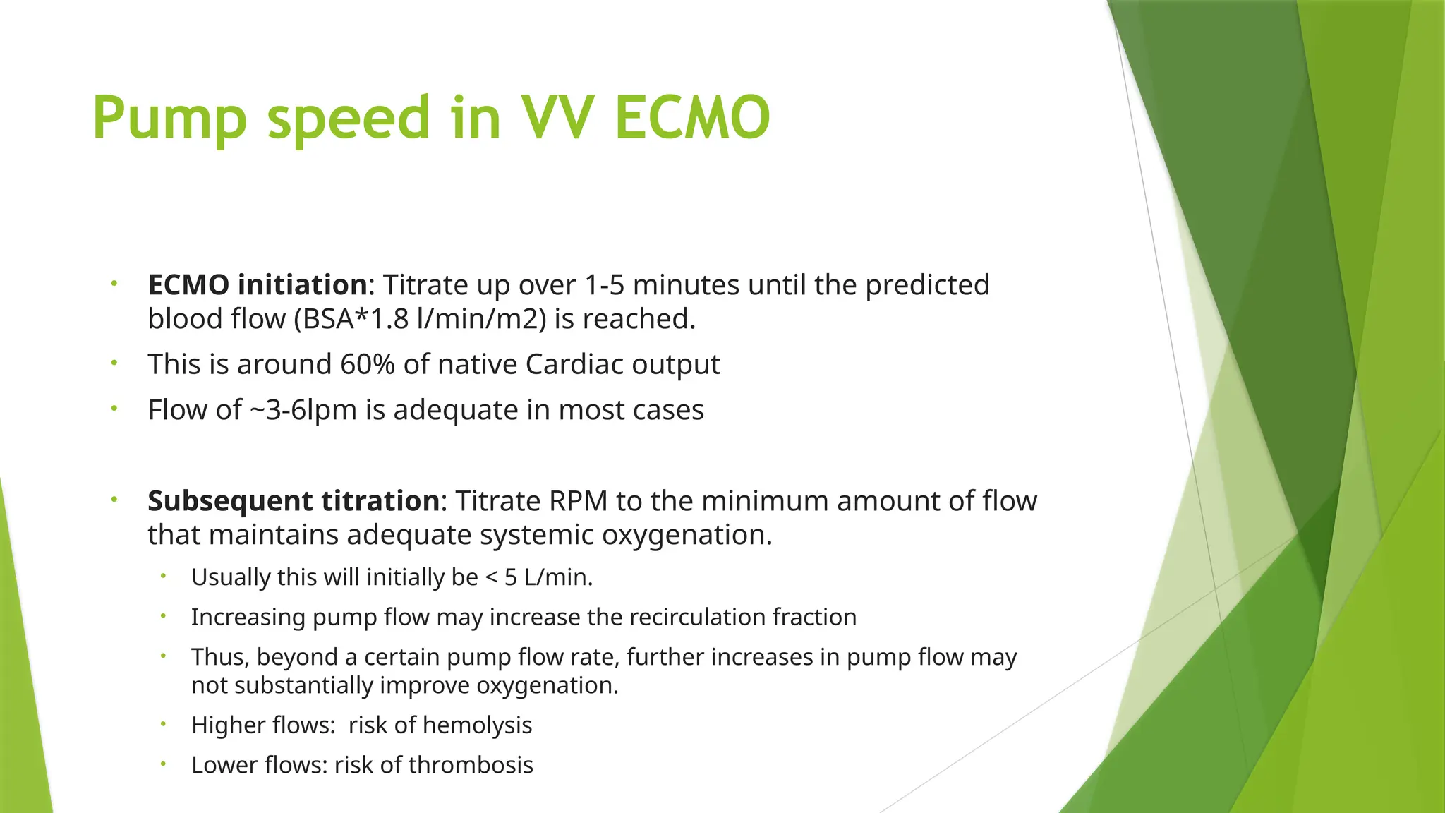 management of Veno Venous ECMO presentation | PPTX
