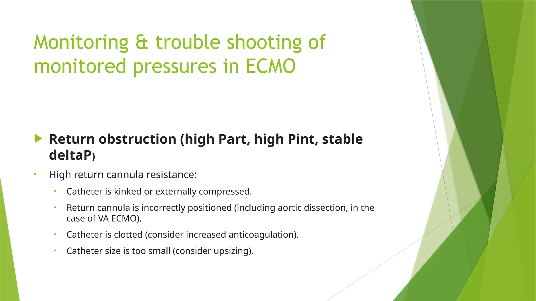 management of Veno Venous ECMO presentation | PPTX