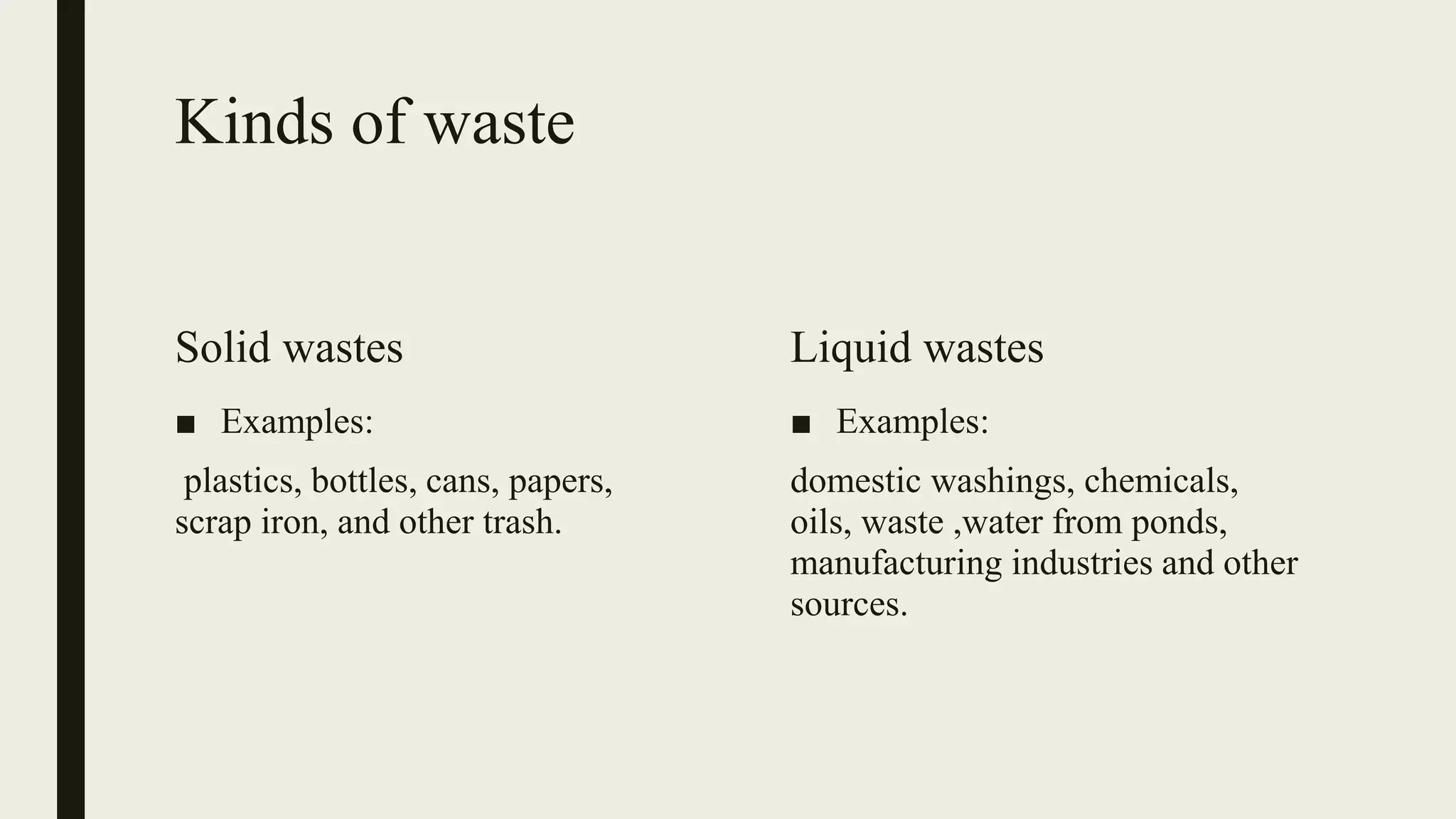Management of waste material | PPTX