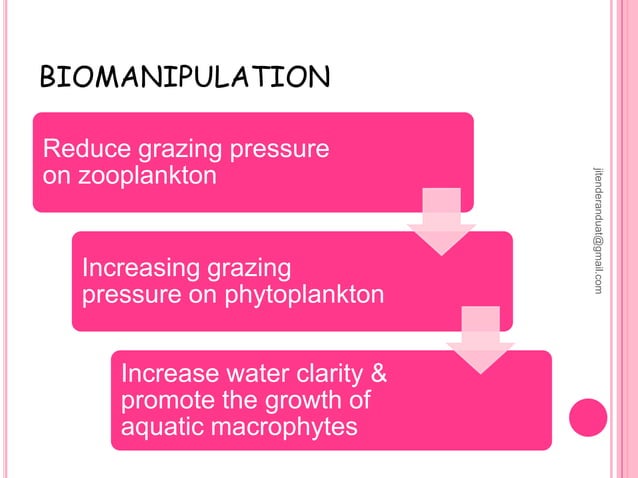 Management of wetlands by biomanipulation studies | PPT