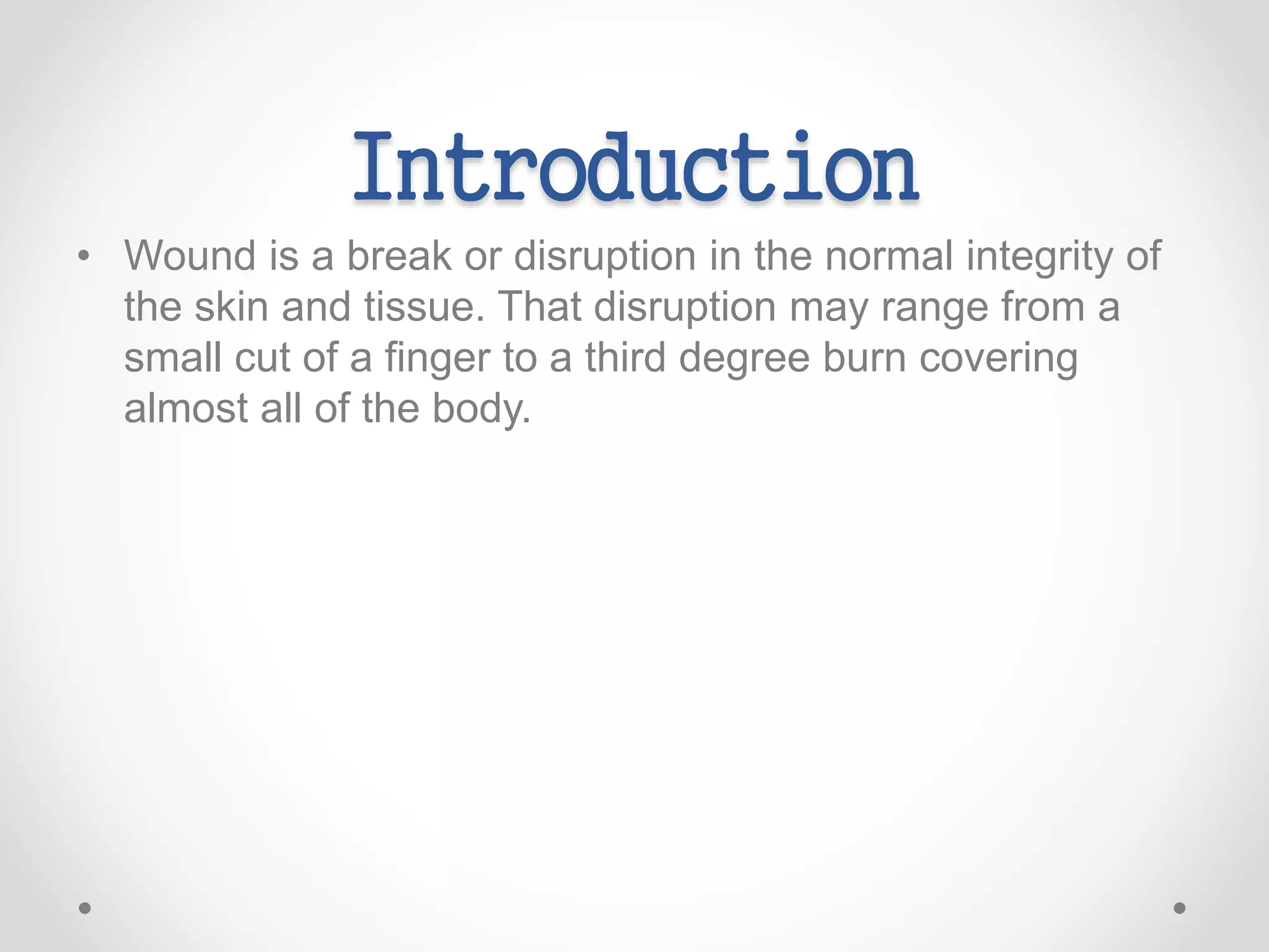 Management of wounds and drains | PPTX