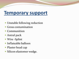 Management of zygomatic complex fractures | PPTX