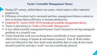 Management & organization | PPT