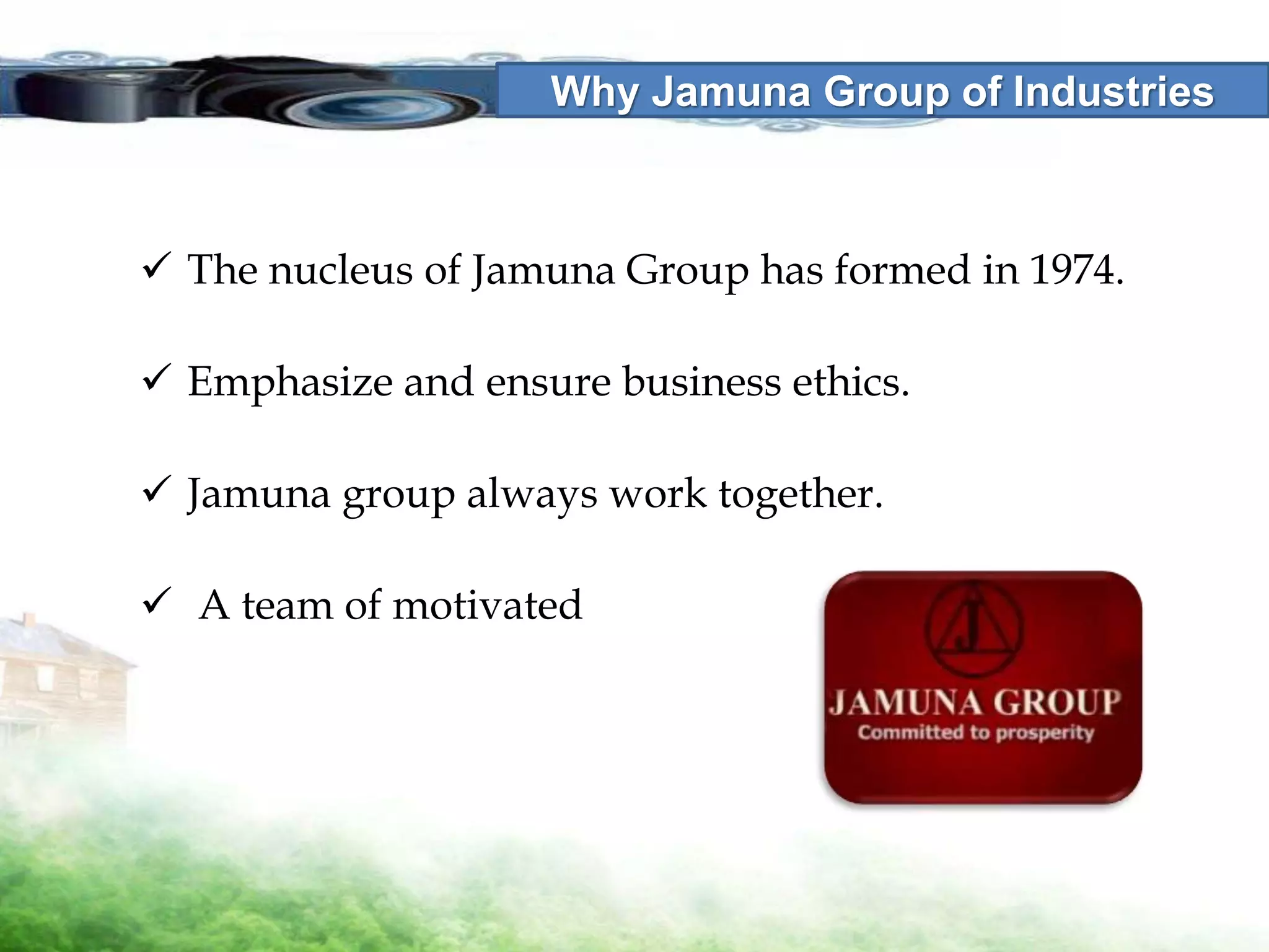 Management and organization (jamuna group) PPT | PPTX