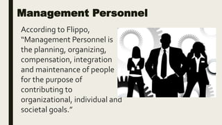 Management personnel | PPTX
