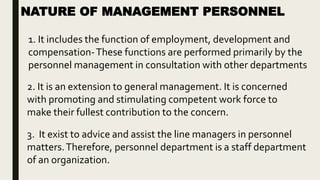 Management personnel | PPTX