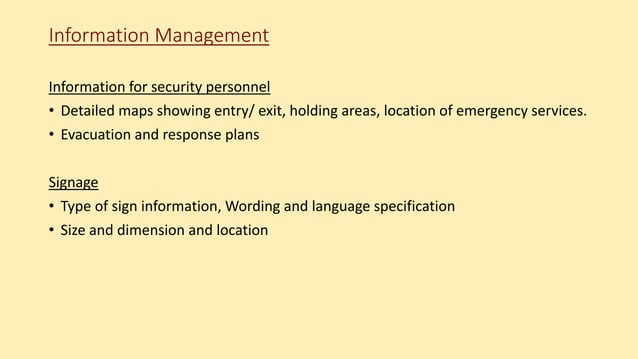 Management plan for crowd control | PPTX