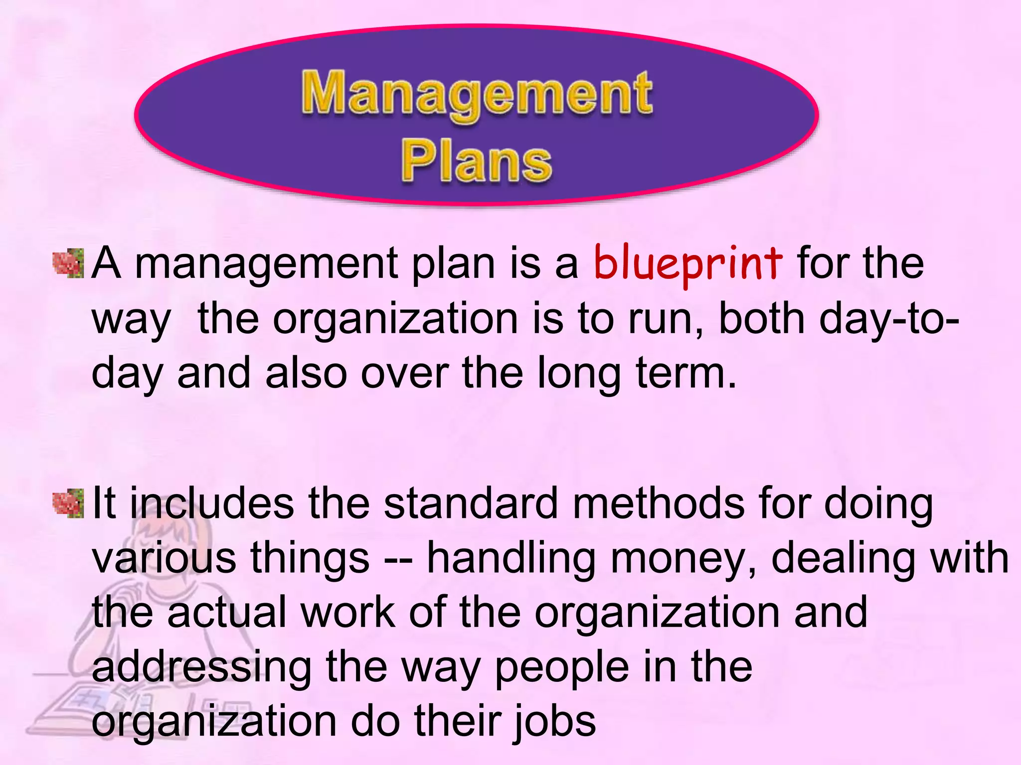 Management plans | PPTX
