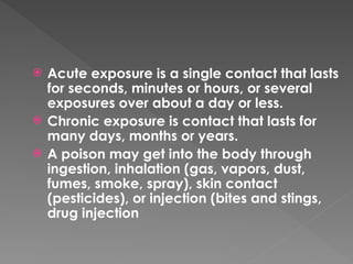 MANAGEMENT POISONING IN CHILDREN- KRIPA LECTURES 5.ppt | Free Download