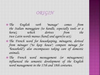Introduction to Management | PPTX