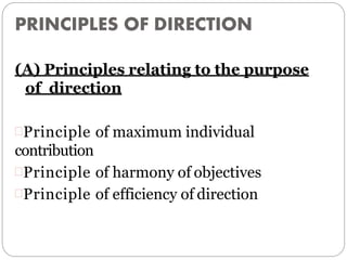 DIRECTING FROM MANAGEMENT | PPTX