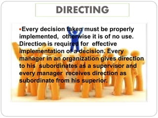 DIRECTING FROM MANAGEMENT | PPTX