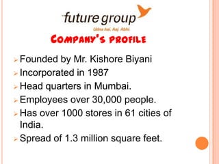 case study on future group | PPTX