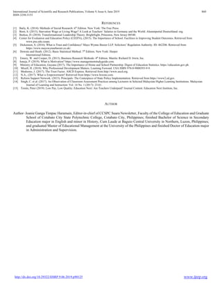 Management Practices of School Principals to Enhance Teacher Excellence ...