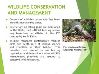 Management practices in protected areas with specialreference to | PPTX
