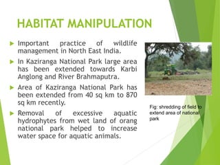 Management practices in protected areas with specialreference to | PPTX