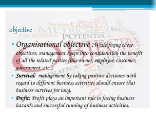 Management presentation | PPTX