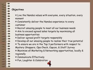 Management presentation nandos | PPT