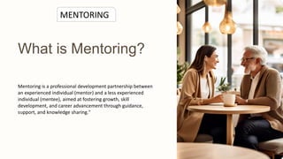 role of mentoring and coaching in professional development | PPT