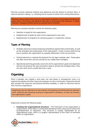 principles of Management | PDF