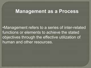 Management process | PPTX
