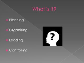 Management process powerpoint | PPT