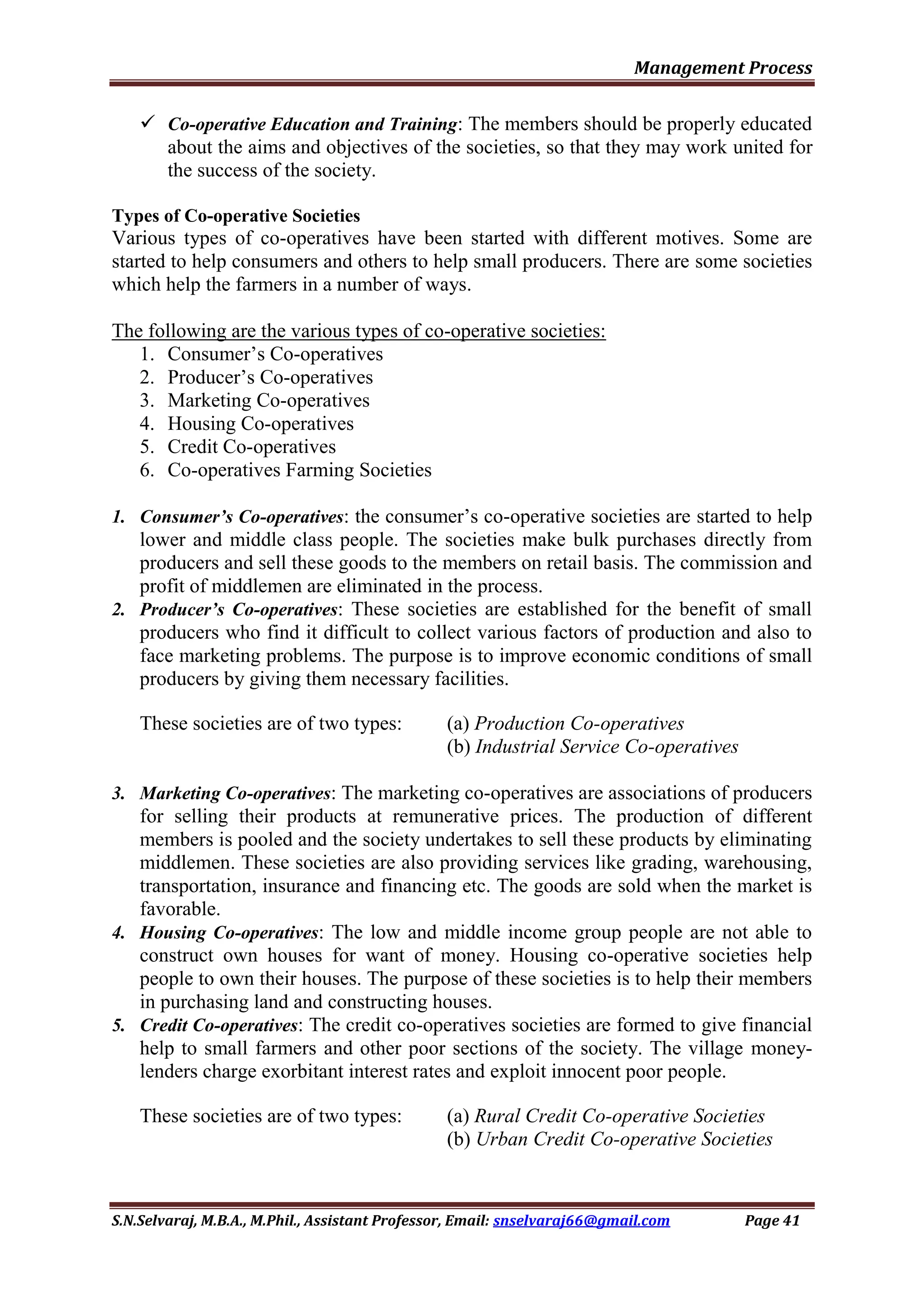 Management Process unit 1 | PDF