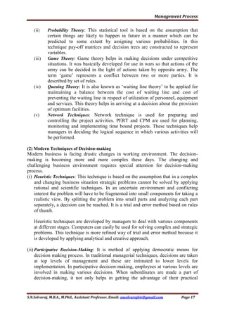 Management Process | PDF